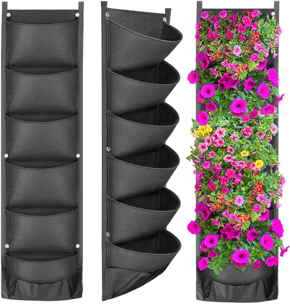Vertical Hanging Garden Flower Pots – Myosotis Blue